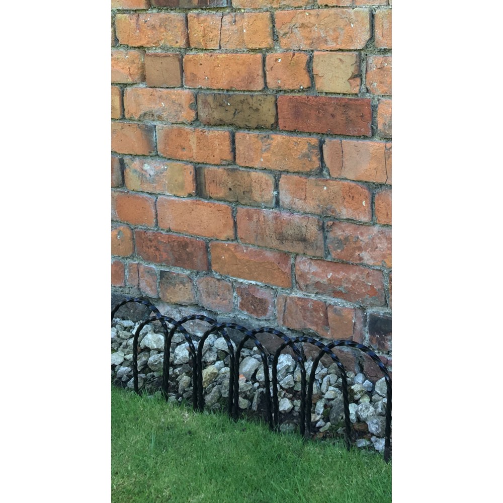 Twisted Border Edging: Hoops