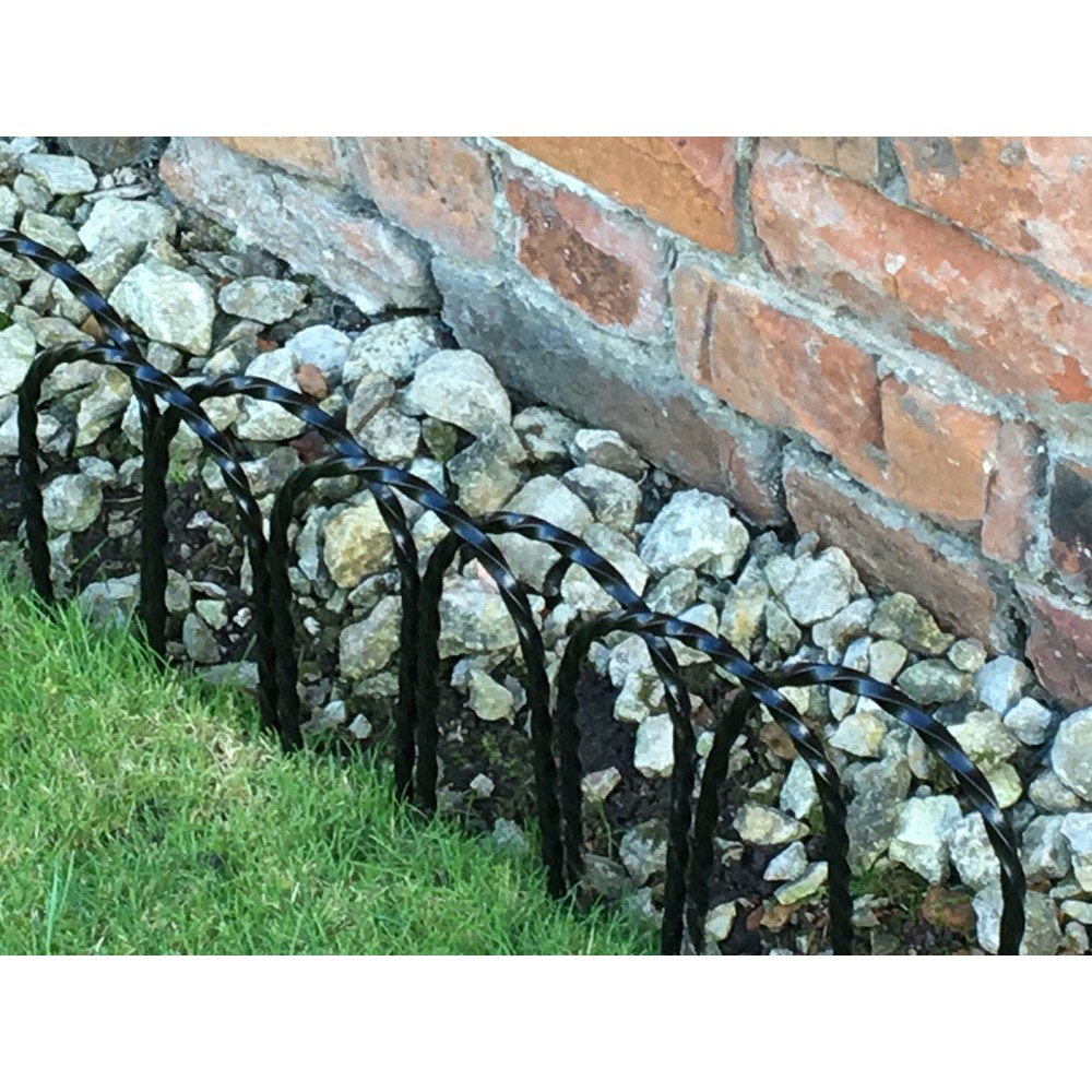 Twisted Border Edging: Hoops